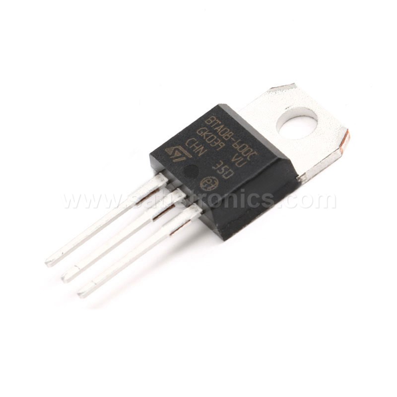 ST BTA08-600CRG TO-220 Triac Thyristor 600V 8A | Satistronics